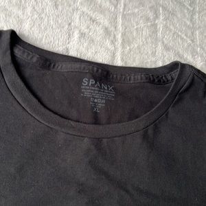 SPANX | Shirts | Spanx Compression Sculpt Stretch Cotton Crew Neck ...